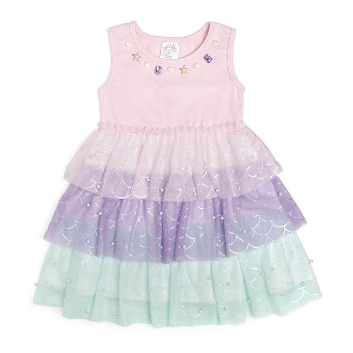 Click here for Sweet Wink Toddler Girls Mermaid Pearl Tank Tutu D... prices