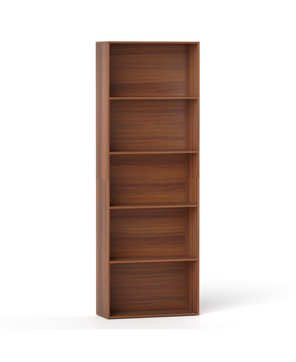 Click here for Gymax 5-Tier Freestanding Open Bookshelf w/2 Anti-... prices