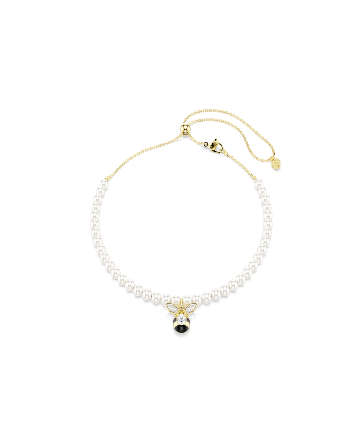 Click here for Swarovski Gold-Tone Idyllia Bee Choker Necklace -... prices