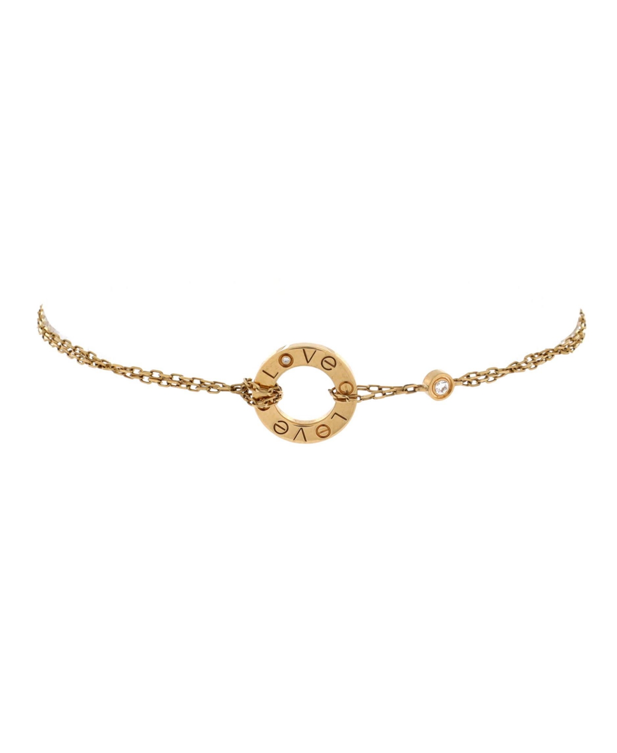 Click here for Pre-Owned Cartier 2 Diamonds Love Bracelet - 18k y... prices