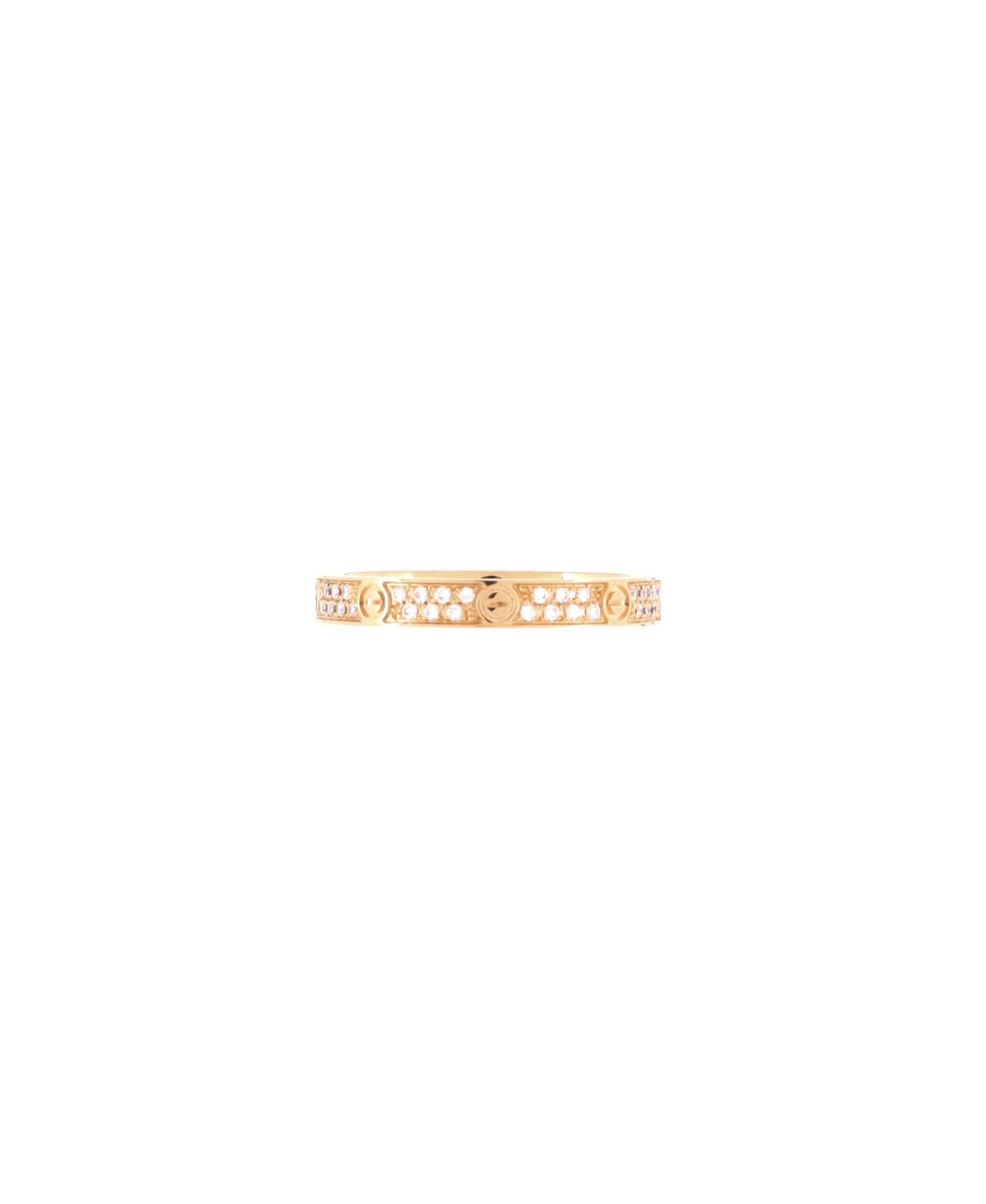 Click here for Pre-Owned Cartier Love Wedding Band Pave Diamonds... prices