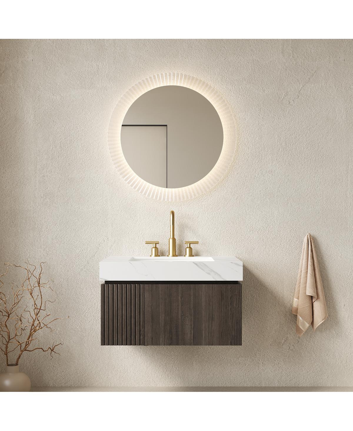 Click here for Sillysis 30 Inch Bathroom Vanity with Carrara Sint... prices