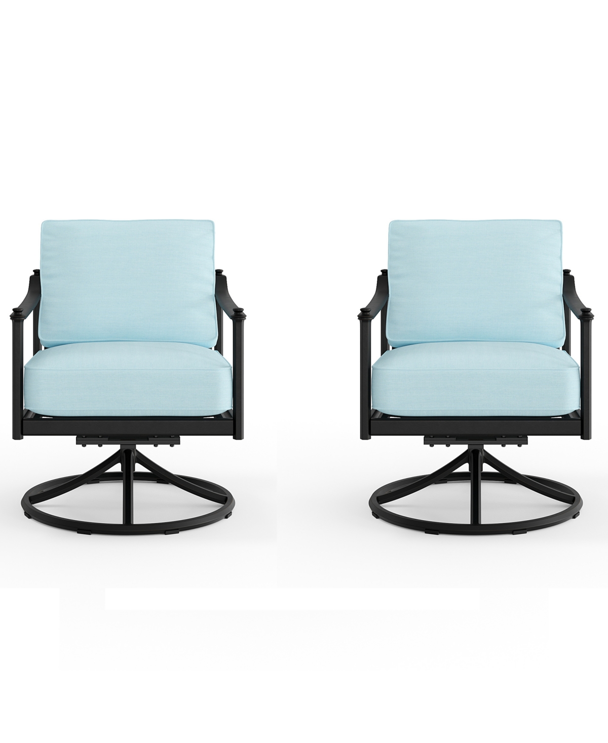 Click here for Agio Wellington Outdoor Swivel Rockers  Set of 2 -... prices