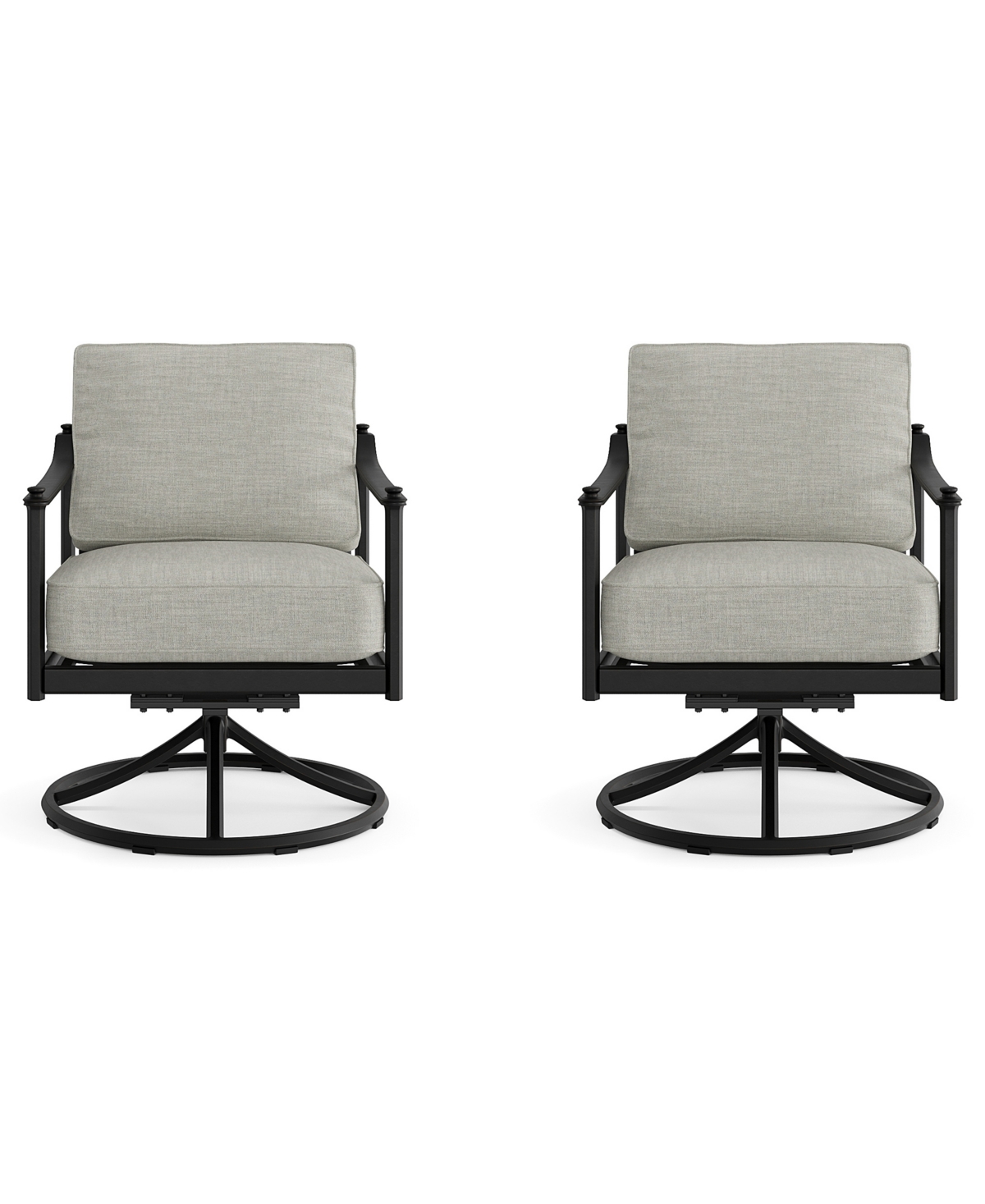 Click here for Agio Wellington Outdoor Swivel Rockers  Set of 2 -... prices