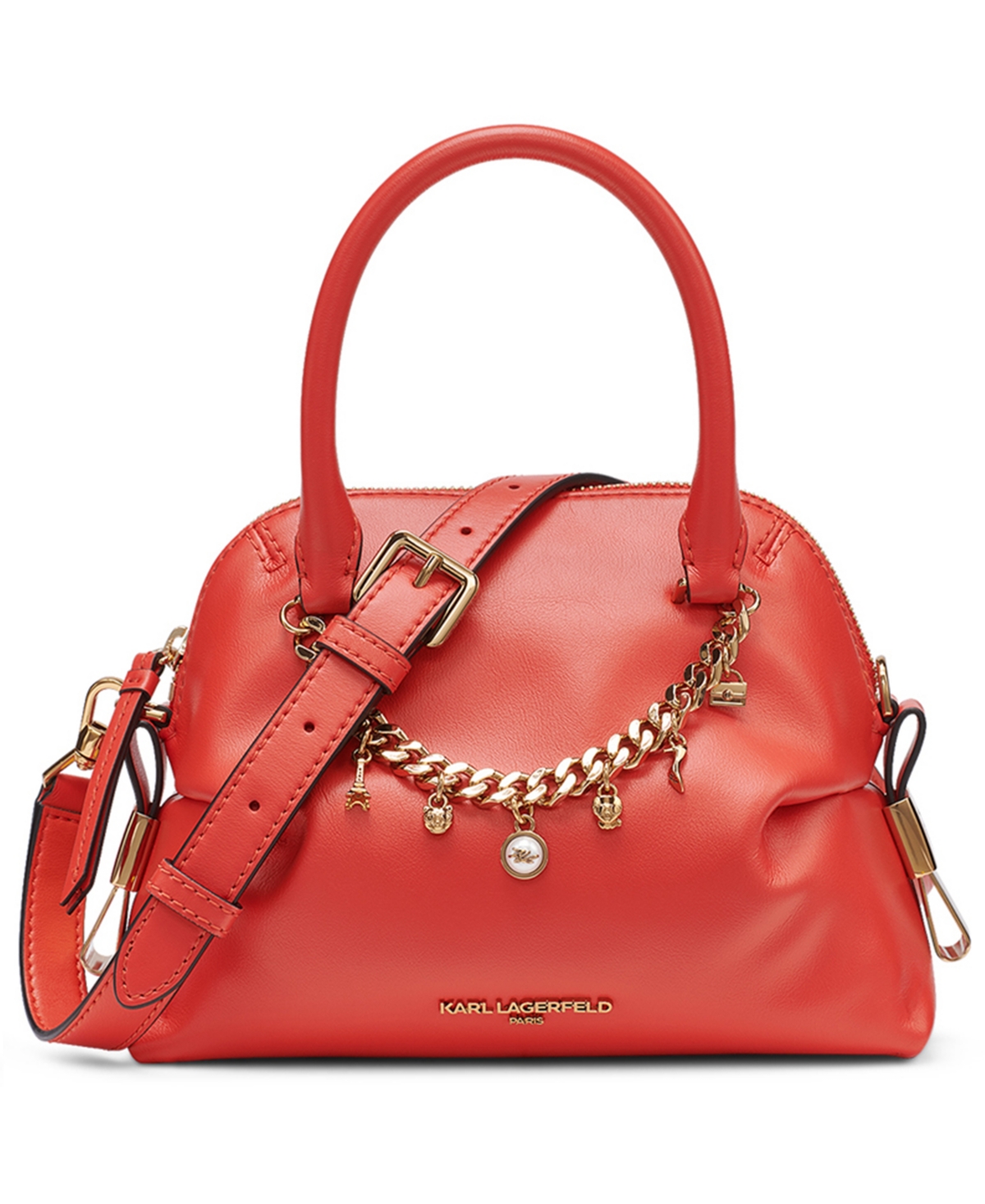 Click here for Karl Lagerfeld Paris Charlaine Leather Small Cross... prices