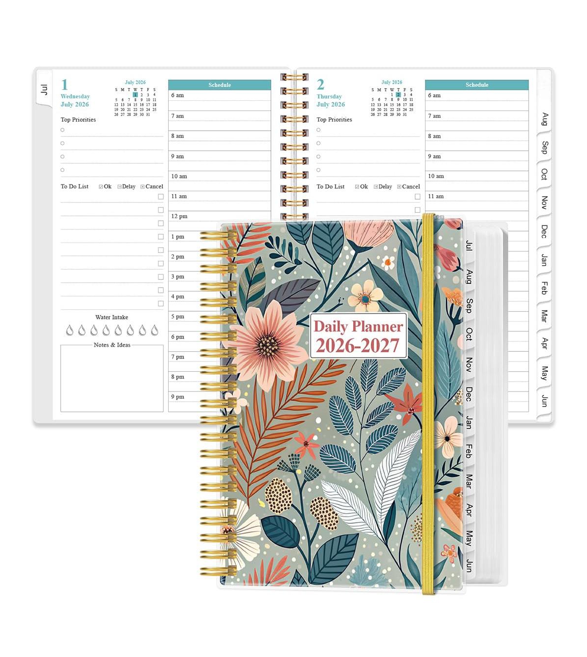 Click here for Gnuadz 2026-2027 Daily Monthly Planner 12 Tabs Jul... prices