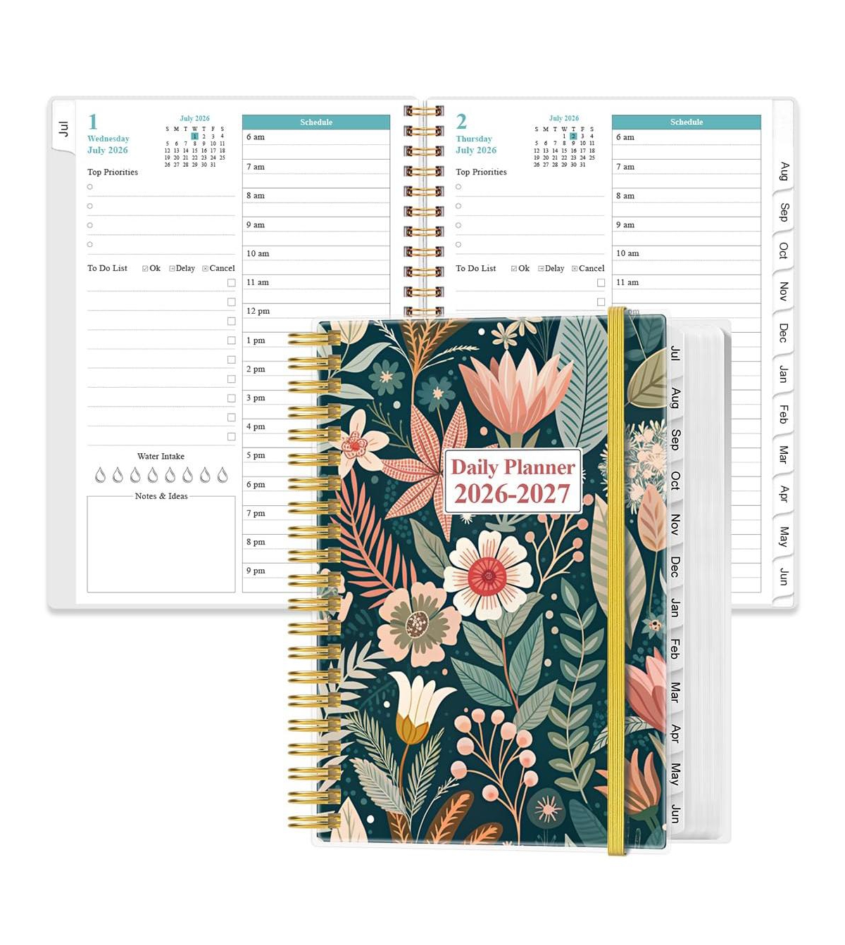 Click here for Gnuadz 2026-2027 Daily Monthly Planner 12 Tabs Jul... prices