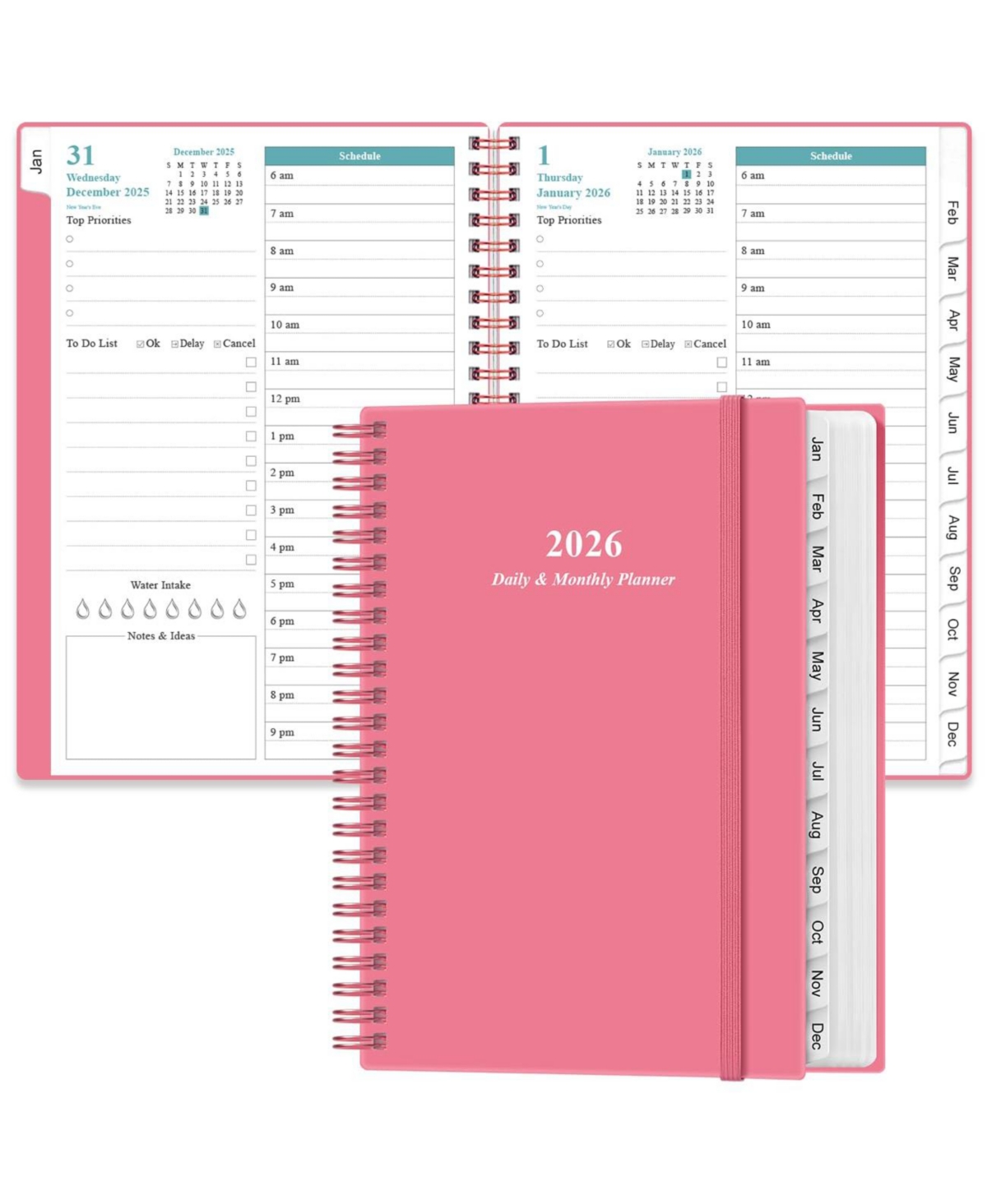 Click here for Gnuadz 2026-2027 Daily Monthly Planner 12 Tabs Jul... prices
