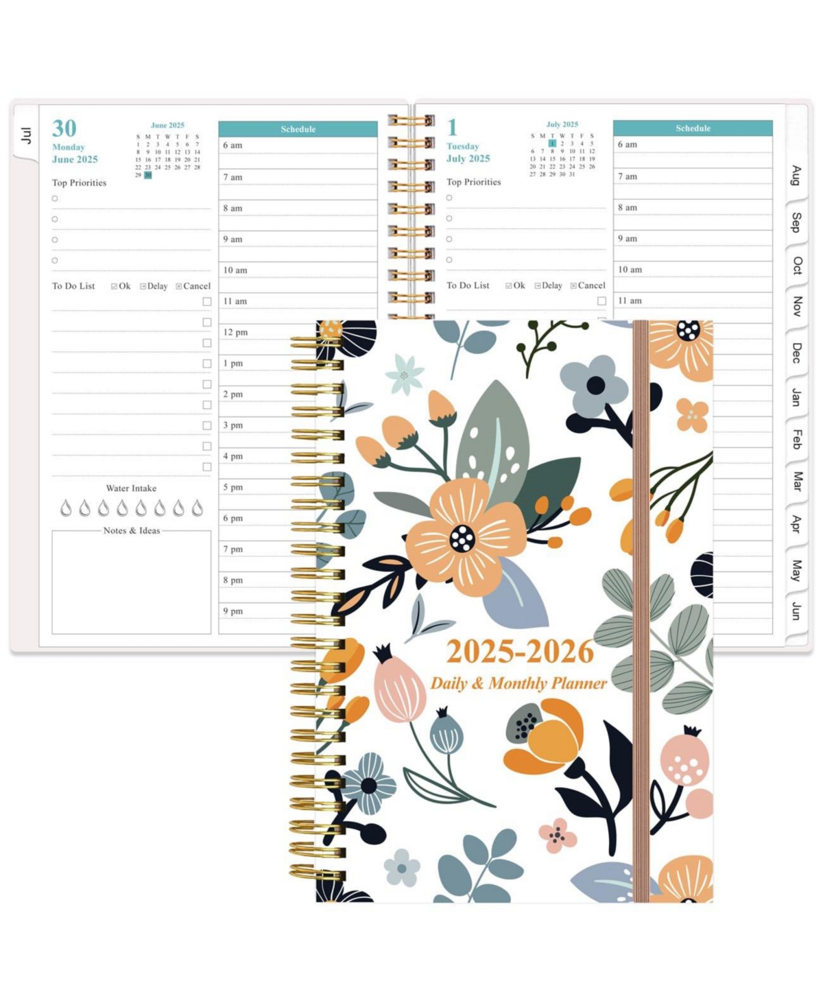Click here for Gnuadz 2026-2027 Daily Monthly Planner 12 Tabs Jul... prices