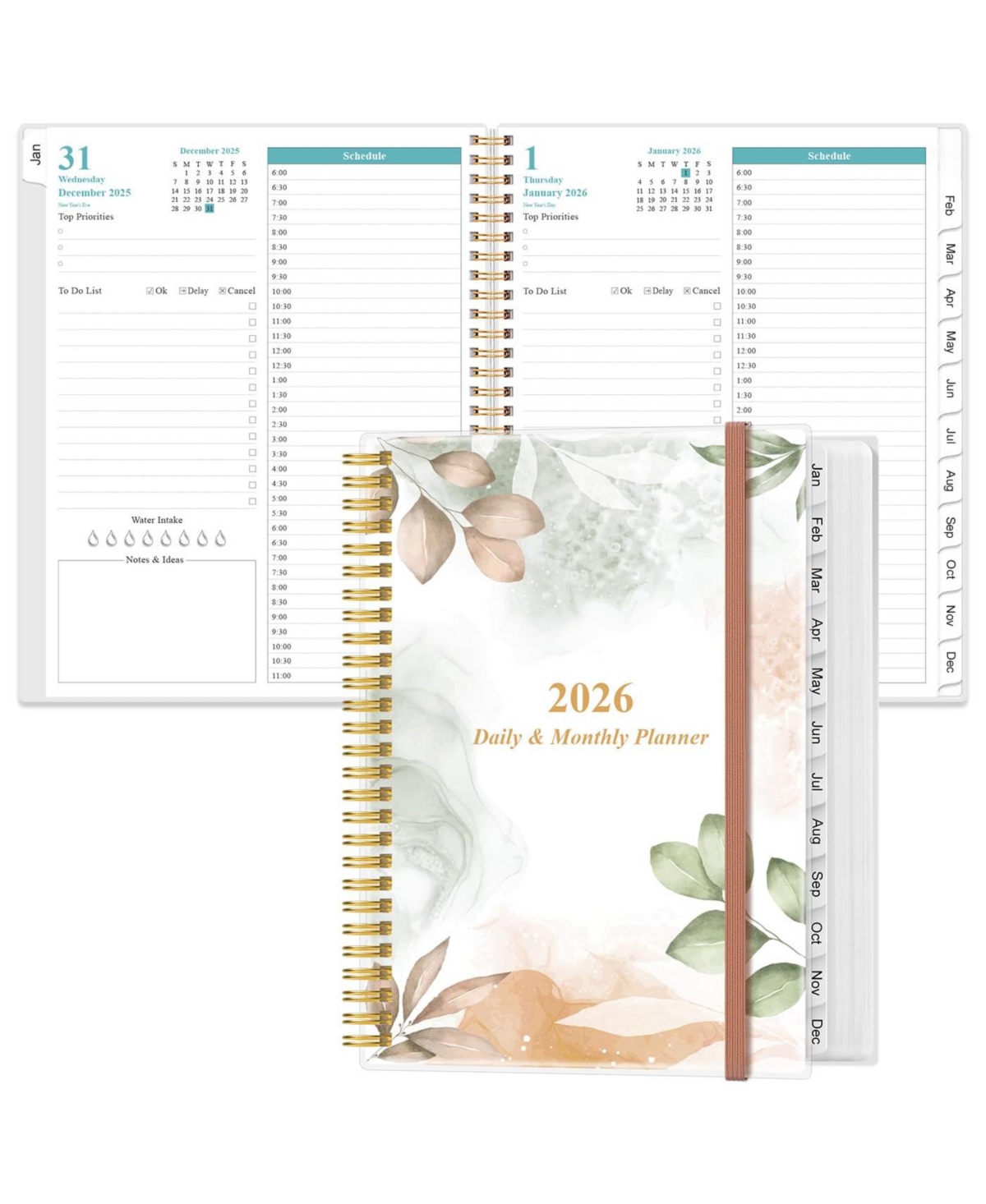 Click here for Gnuadz 2026-2027 Daily Monthly Planner 12 Tabs Jul... prices