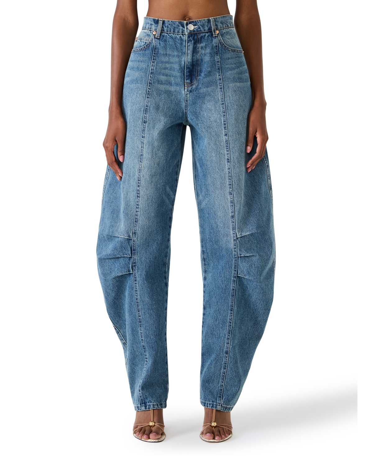 Click here for Steve Madden Womens Austin Loose Barrel Ankle Jean... prices