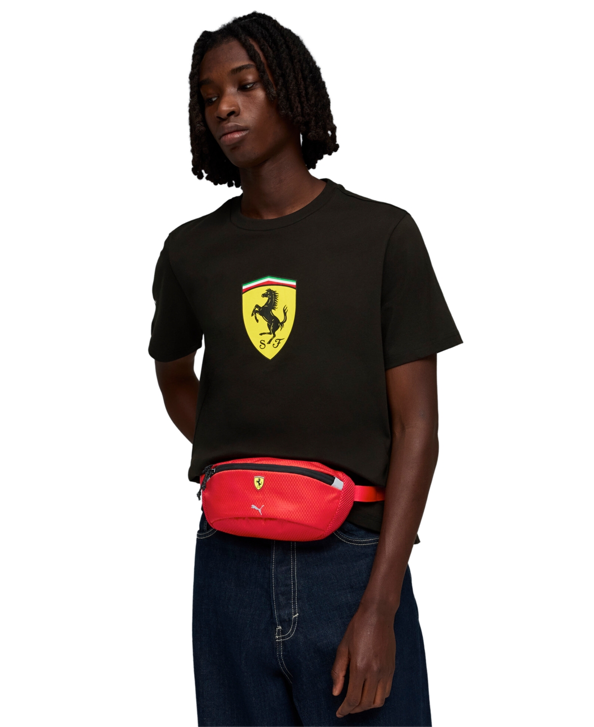 Click here for Puma Mens Ferrai Waist Bag - Rosso Corsa prices