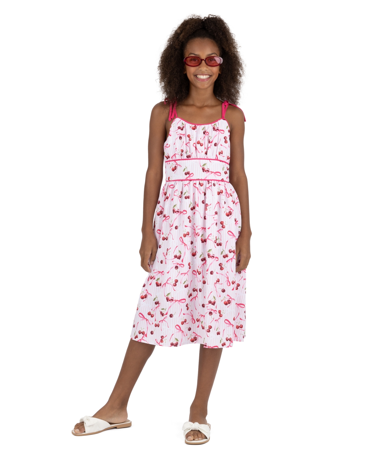 Click here for Dress Midi Length Slv Less scoop Neck - WHITE prices