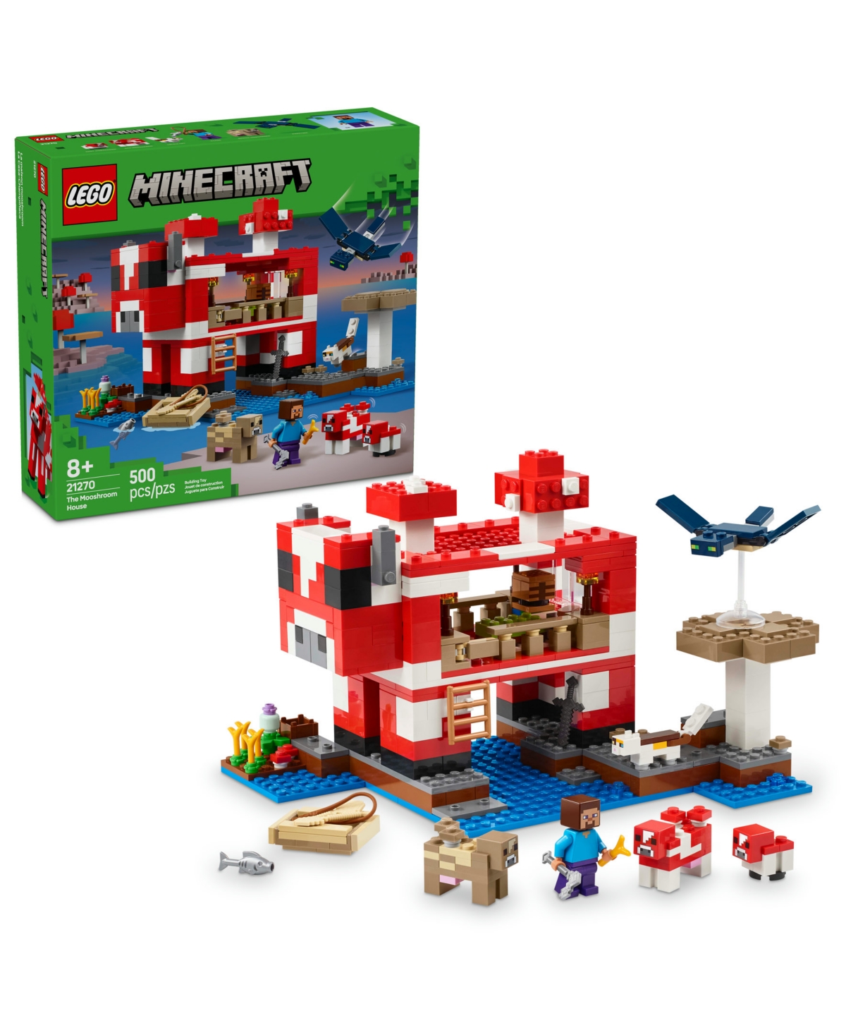 Click here for Lego Minecraft The Mooshroom House Toy Figures Bui... prices