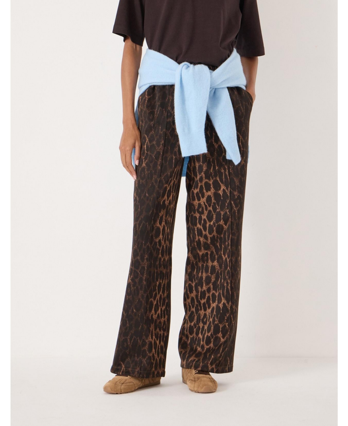 Click here for Hush Womens Harison Animal Print Side Stripe Jogge... prices