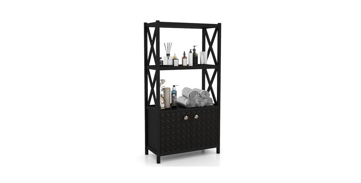 Click here for Volenca Bathroom Storage Cabinet with Open Shelves... prices