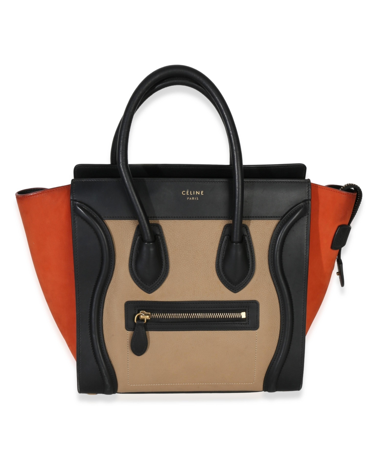 Click here for Pre-Owned Celine Beige Multicolor Drummed Calfskin... prices