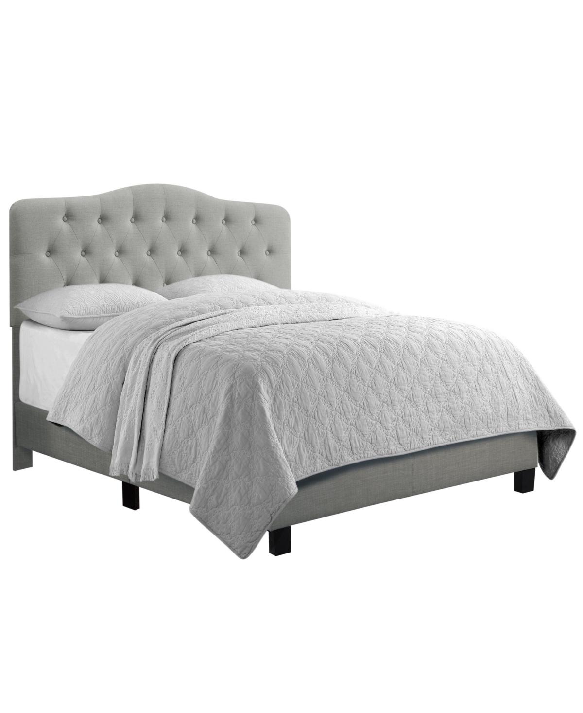 Click here for Boyel Living Low Profile Upholstered Bed Button Tu... prices