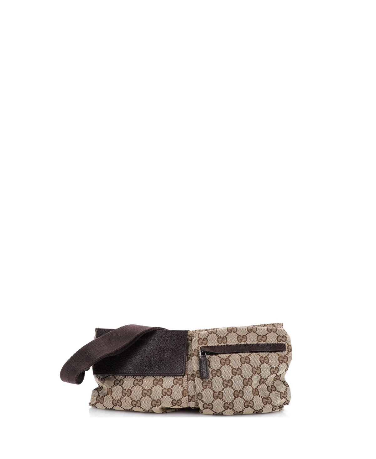 Click here for Pre-Owned Gucci Small Vintage Double Belt Bag Gg C... prices