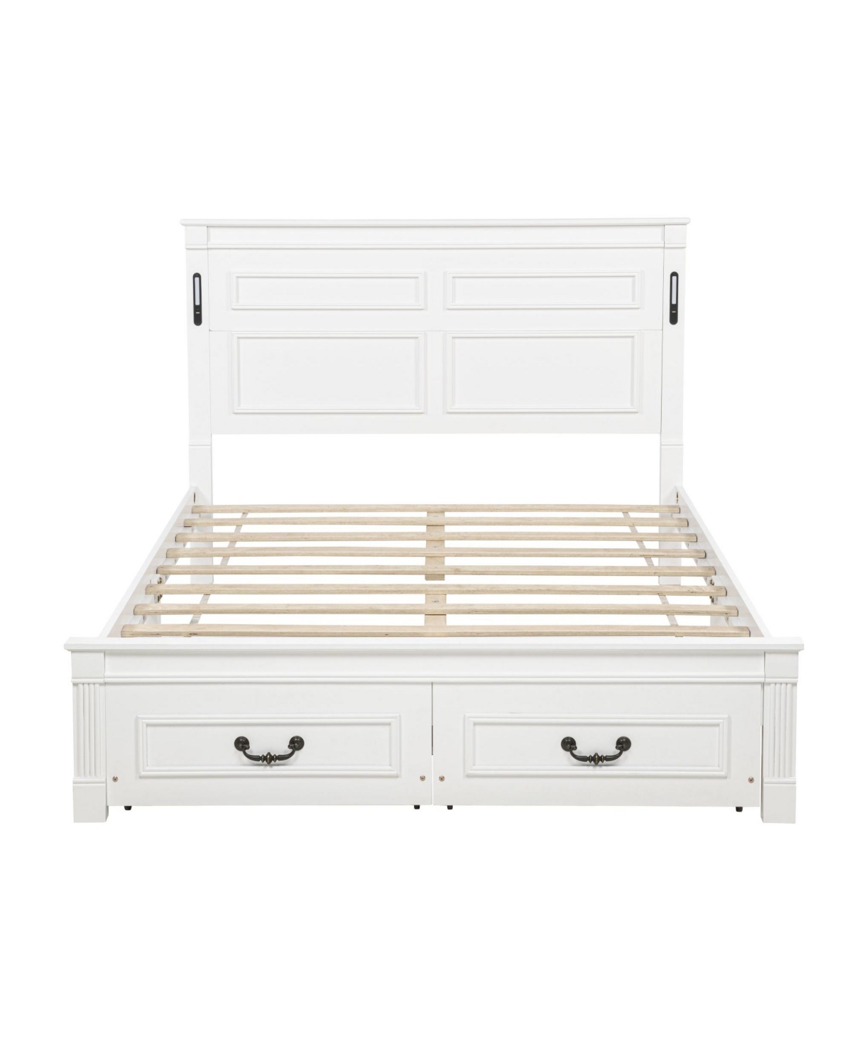 Click here for Clihome Queen Size Bed with Tall-Panel Headboard a... prices
