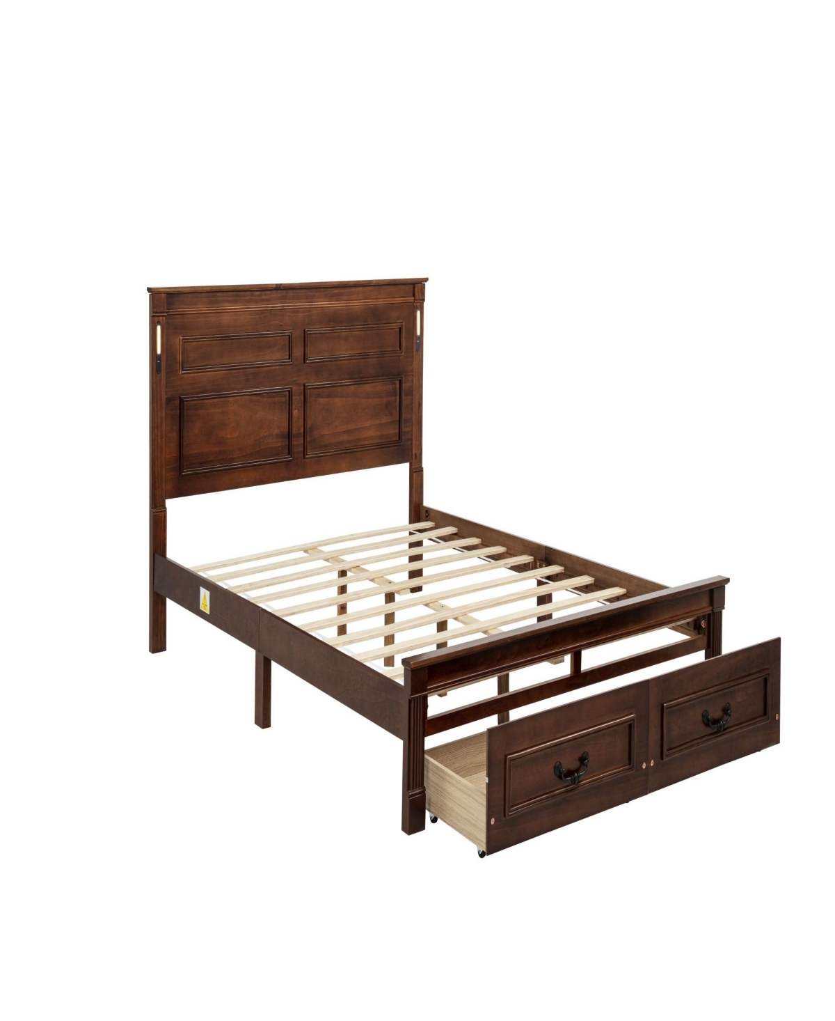 Click here for Clihome Queen Size Bed with Tall-Panel Headboard a... prices