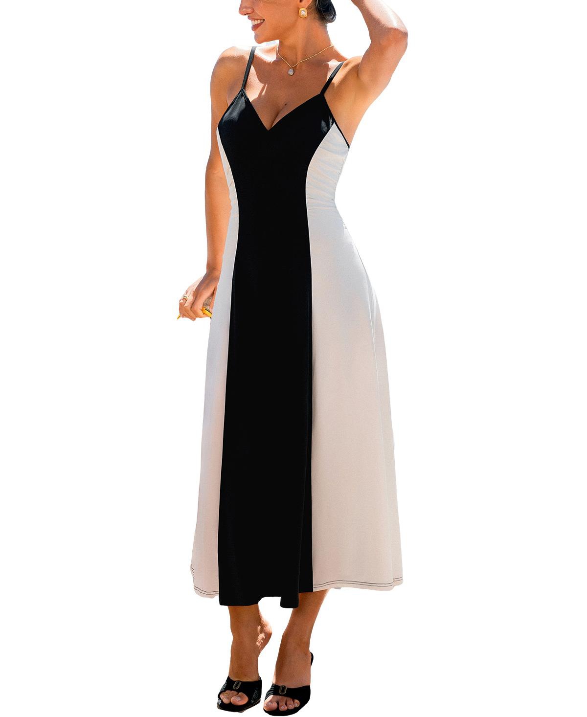 Click here for Cupshe Womens Perfect Silhouette Two-Toned Midi Be... prices