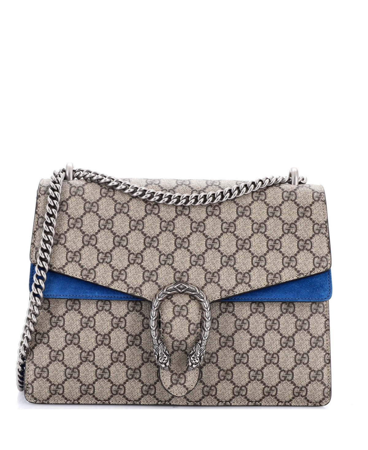 Click here for Pre-Owned Gucci Medium Dionysus Bag Gg Coated Canv... prices