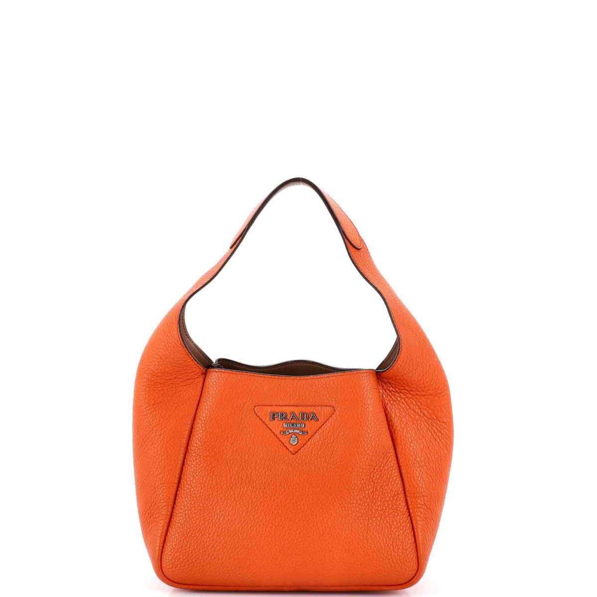 Click here for Pre-Owned Prada Small Dynamique Hobo Vitello Daino... prices
