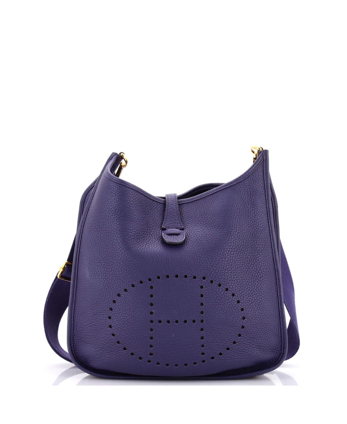 Click here for Pre-Owned HERMES Pm Evelyne Bag Gen Iii Clemence -... prices