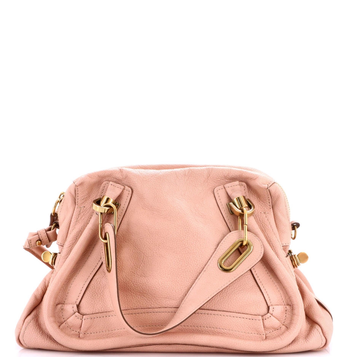 Click here for Pre-Owned Chloe Medium Paraty Top Handle Bag Leath... prices