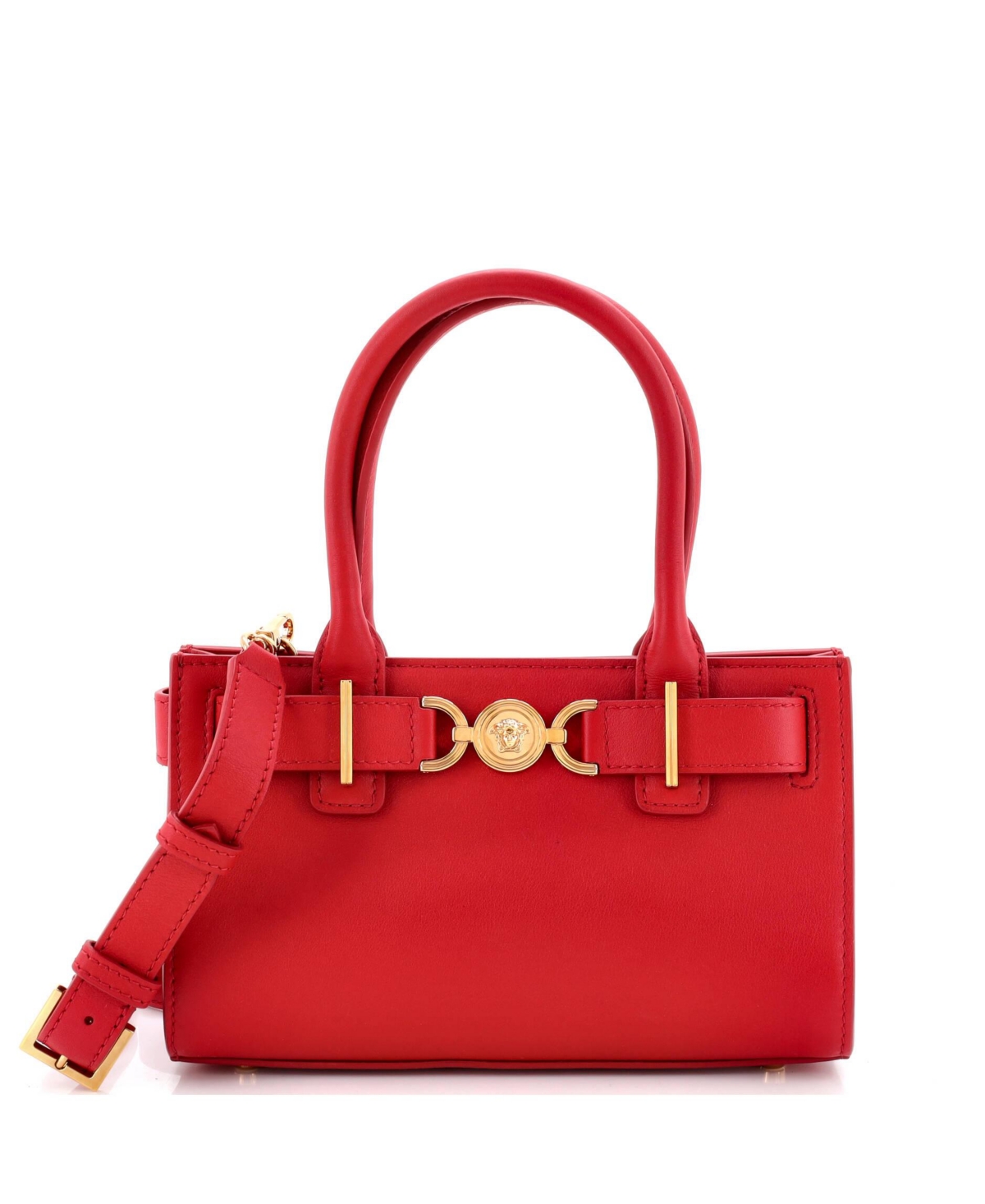 Click here for Pre-Owned Versace Small Medusa 95 Tote Leather - R... prices
