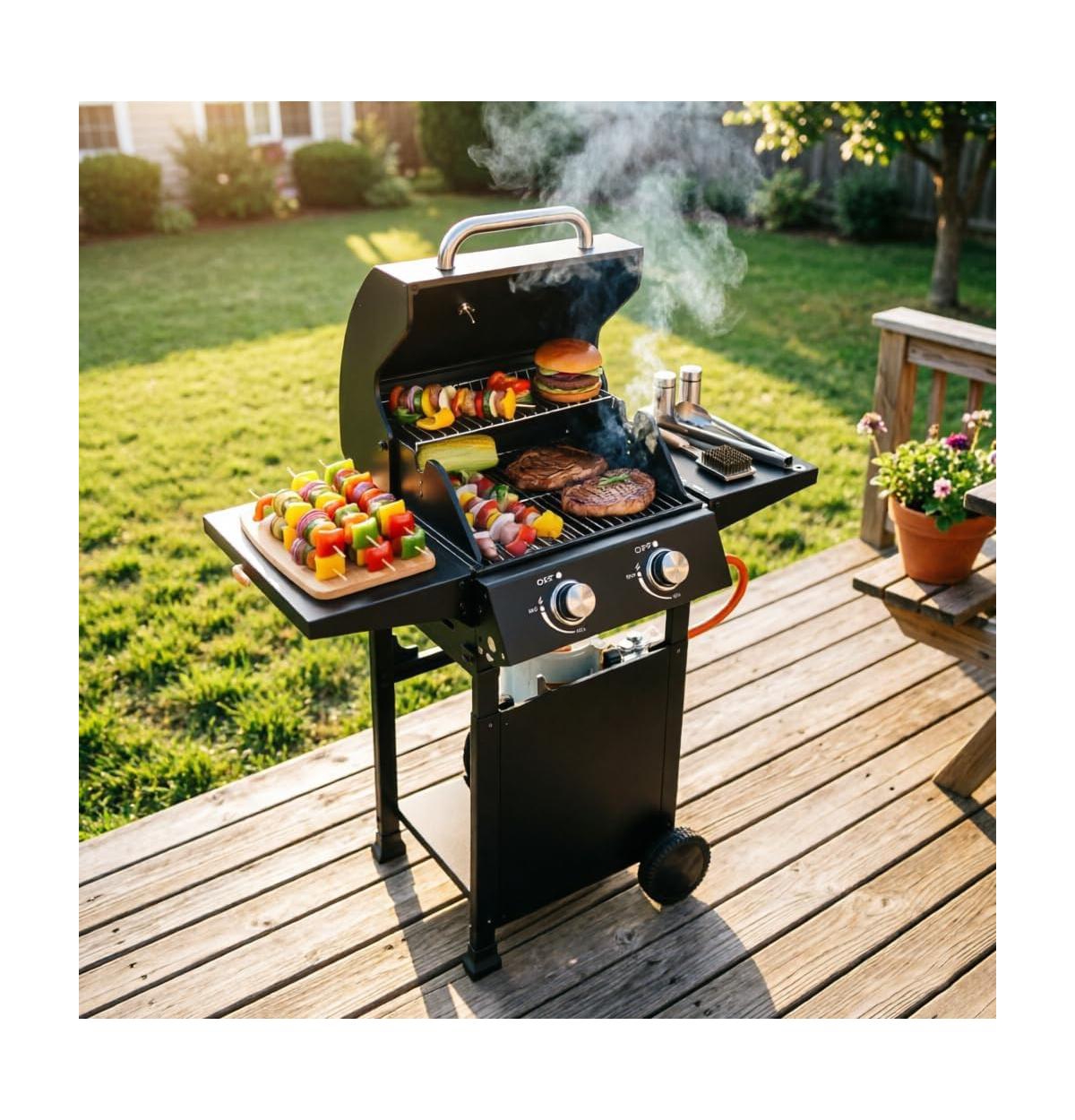 Click here for Xo 2-Burner Propane Gas Grill  16 000 Btu Bbq Gril... prices
