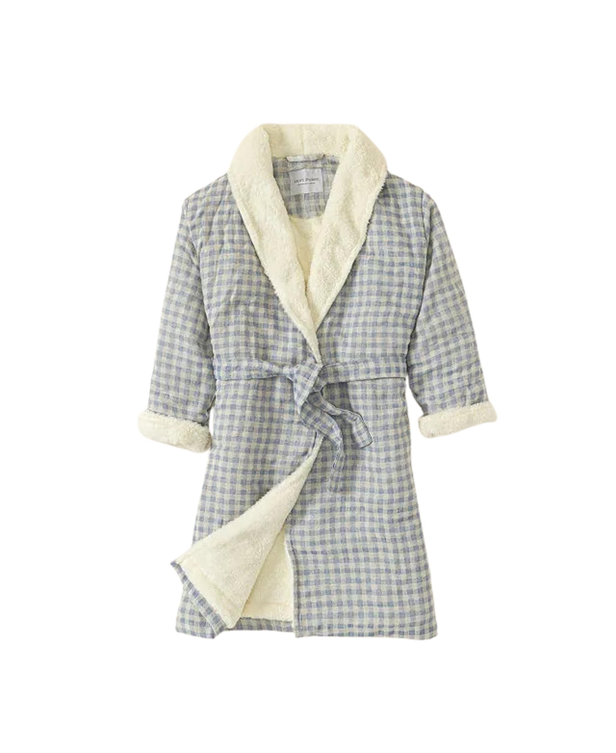 Click here for Uncommon Goods Warmest Hug Sherpa-Lined Robe - Blu... prices