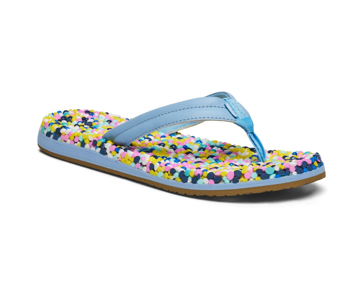 Click here for Sanuk Womens Bubblecush Sandals - Clear sky prices
