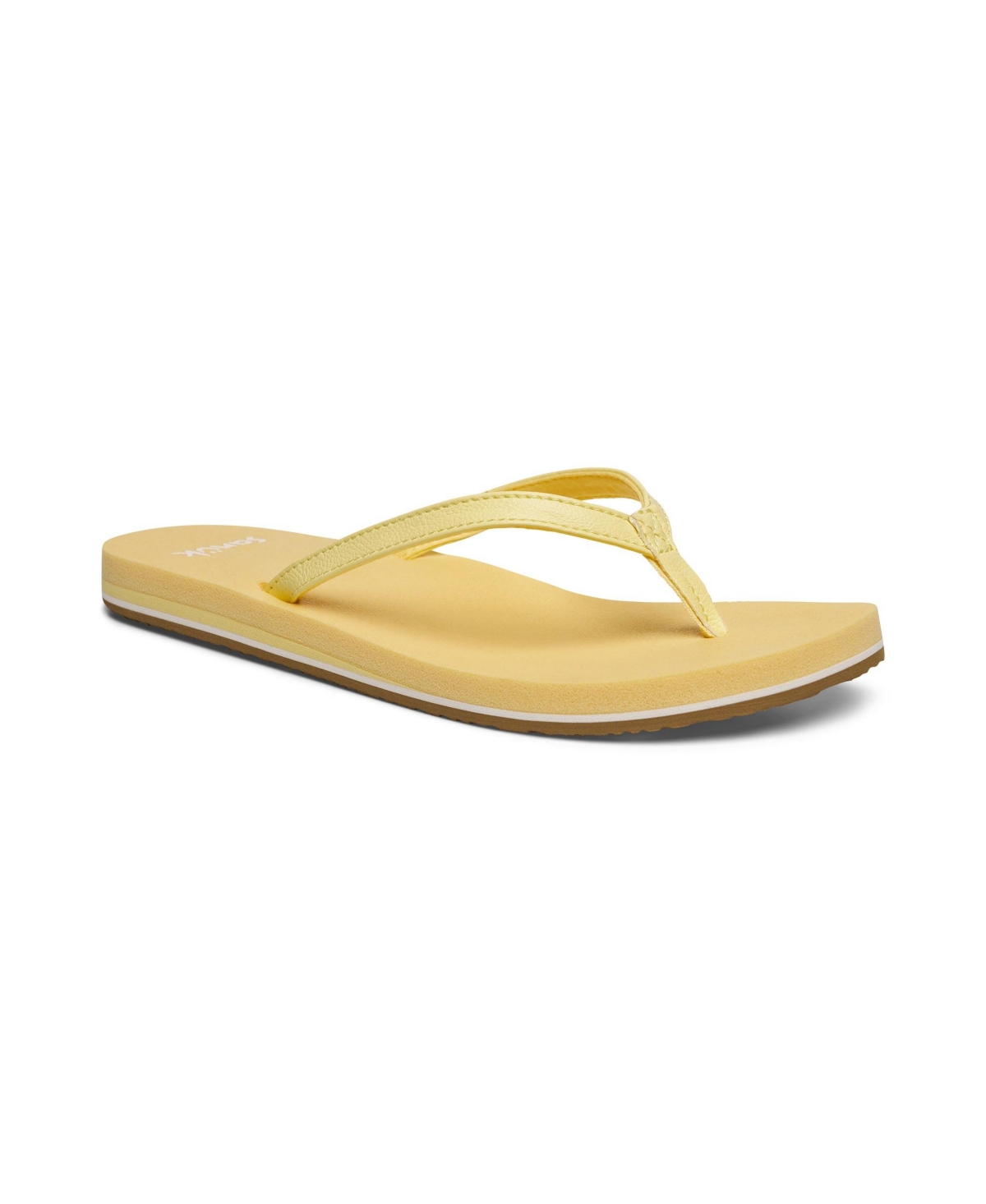 Click here for Sanuk Women Yoga Joy Ii Sandals - Pale banana prices
