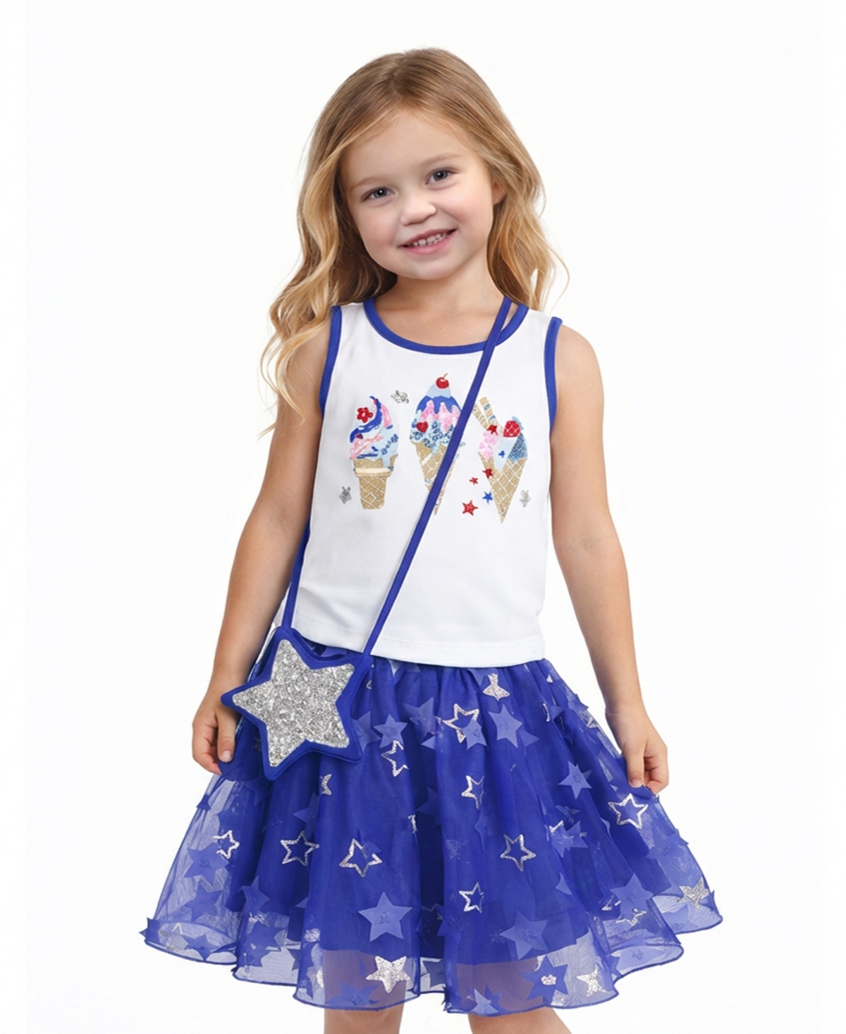 Click here for Pink & Violet Girls 2T-6X Glitter Ice Cream Graphi... prices