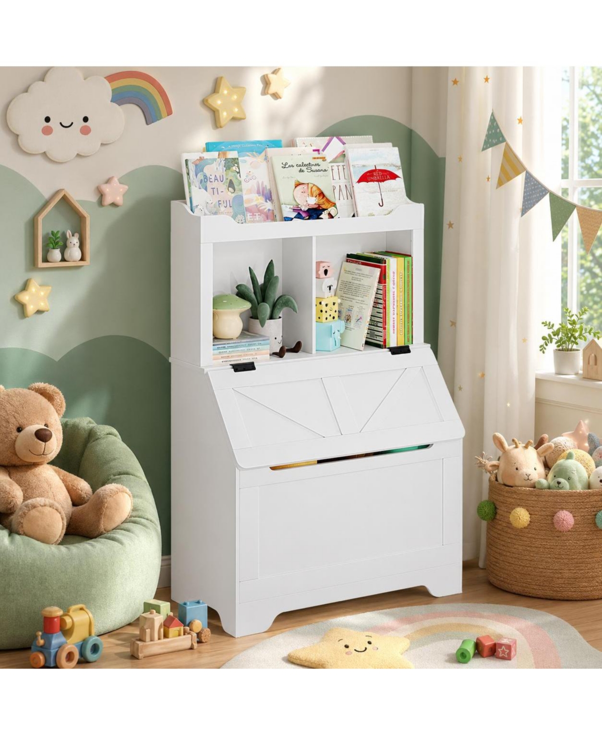 Click here for homfan Kids Toy Storage Organizer  Kids Bookshelf... prices