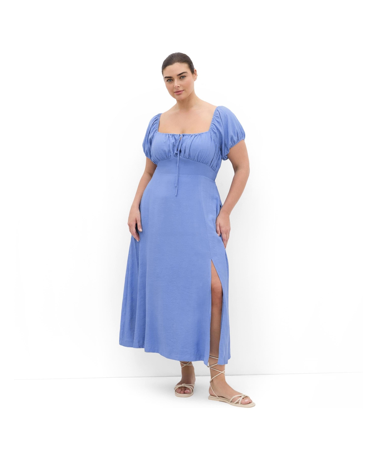 Click here for City Chic Womens Abbigail Split Maxi Dress - Flowe... prices