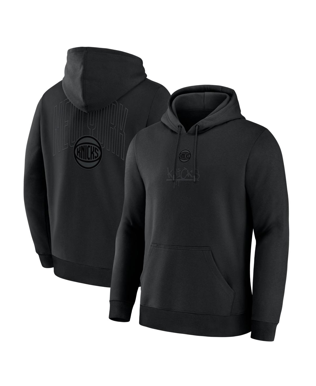 Click here for Fanatics Mens New York Knicks Black Out Hoodie - B... prices