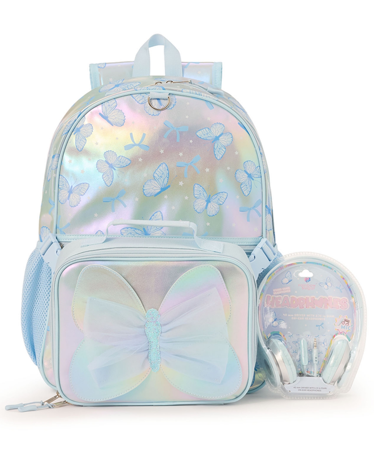 Click here for Rainbow Sugar Girls Butterfly Backpack  3D Ombre B... prices