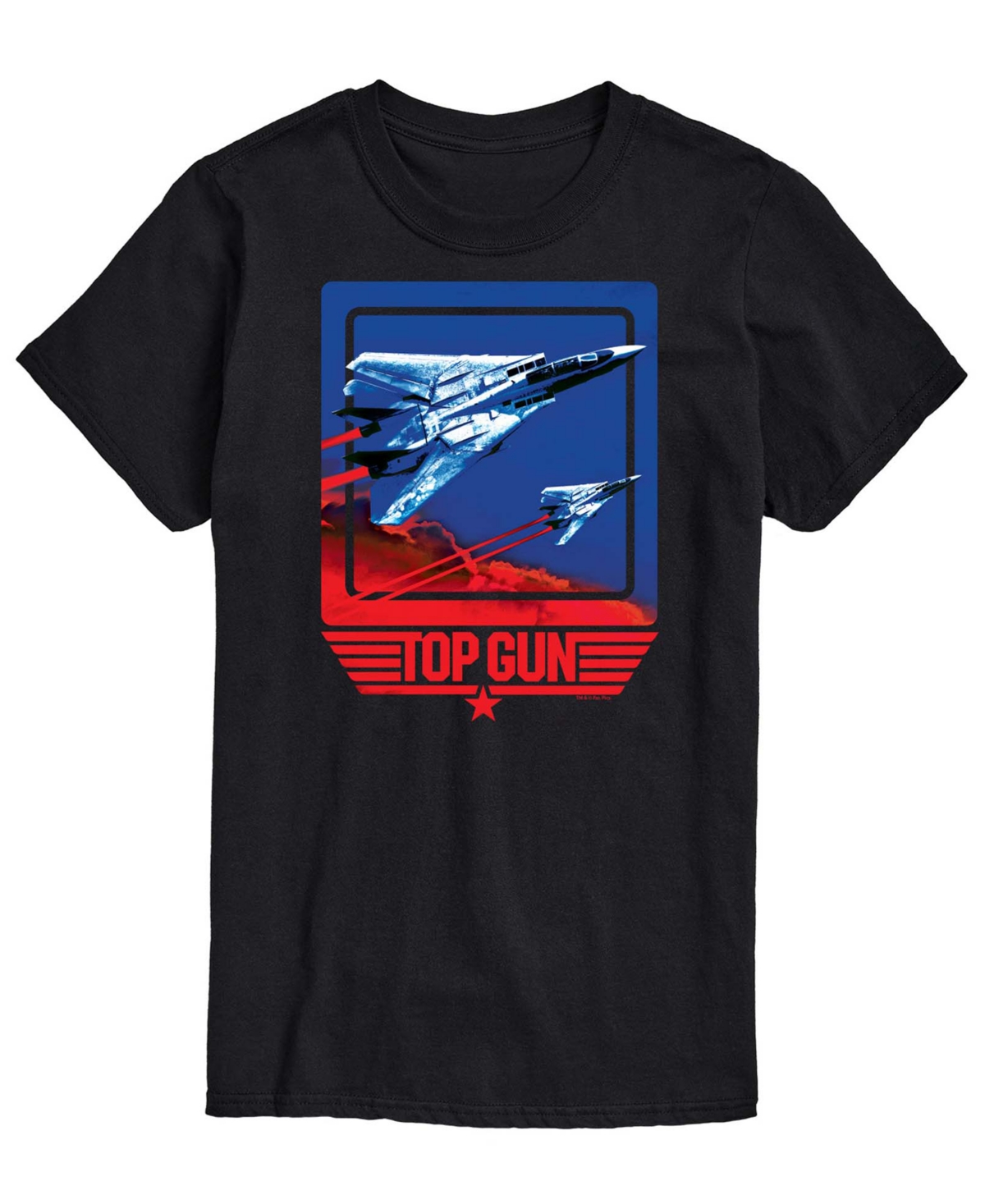 Click here for Airwaves Mens Top Gun Jet Short-Sleeve Graphic T-S... prices