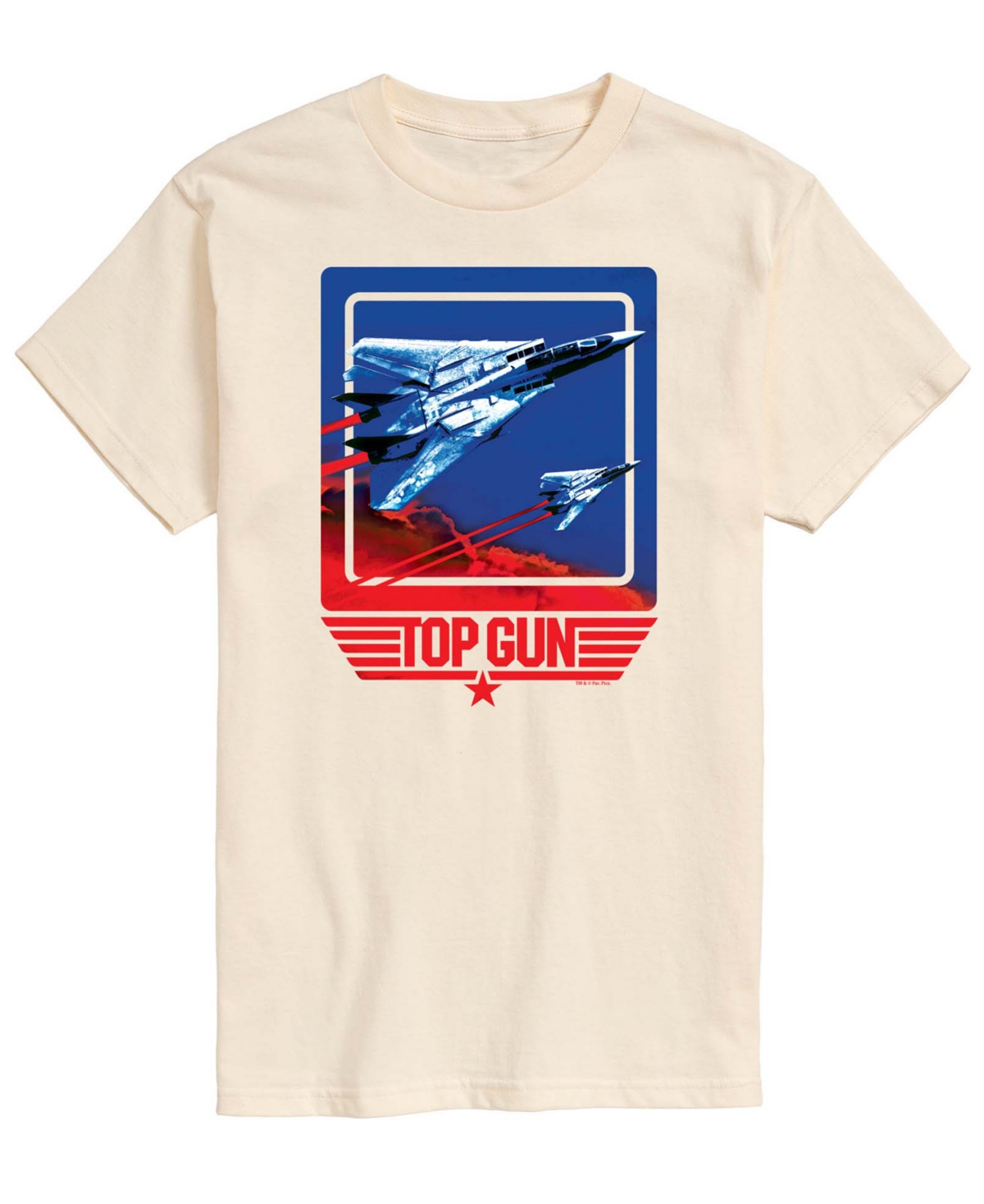 Click here for Airwaves Mens Top Gun Jet Short-Sleeve Graphic T-S... prices