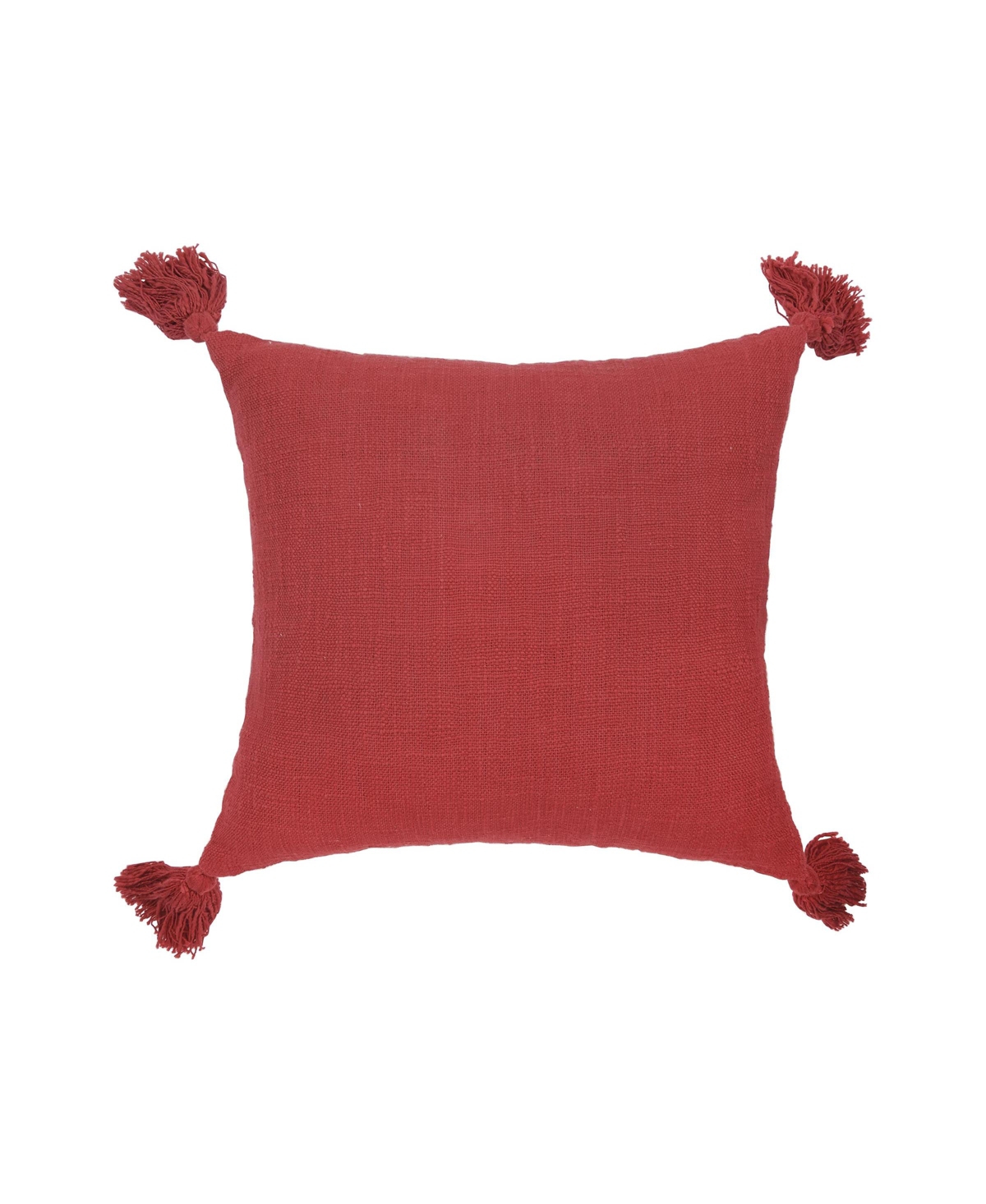 Click here for C&F Home Anna Garnet Solid Woven Square Accent Pil... prices