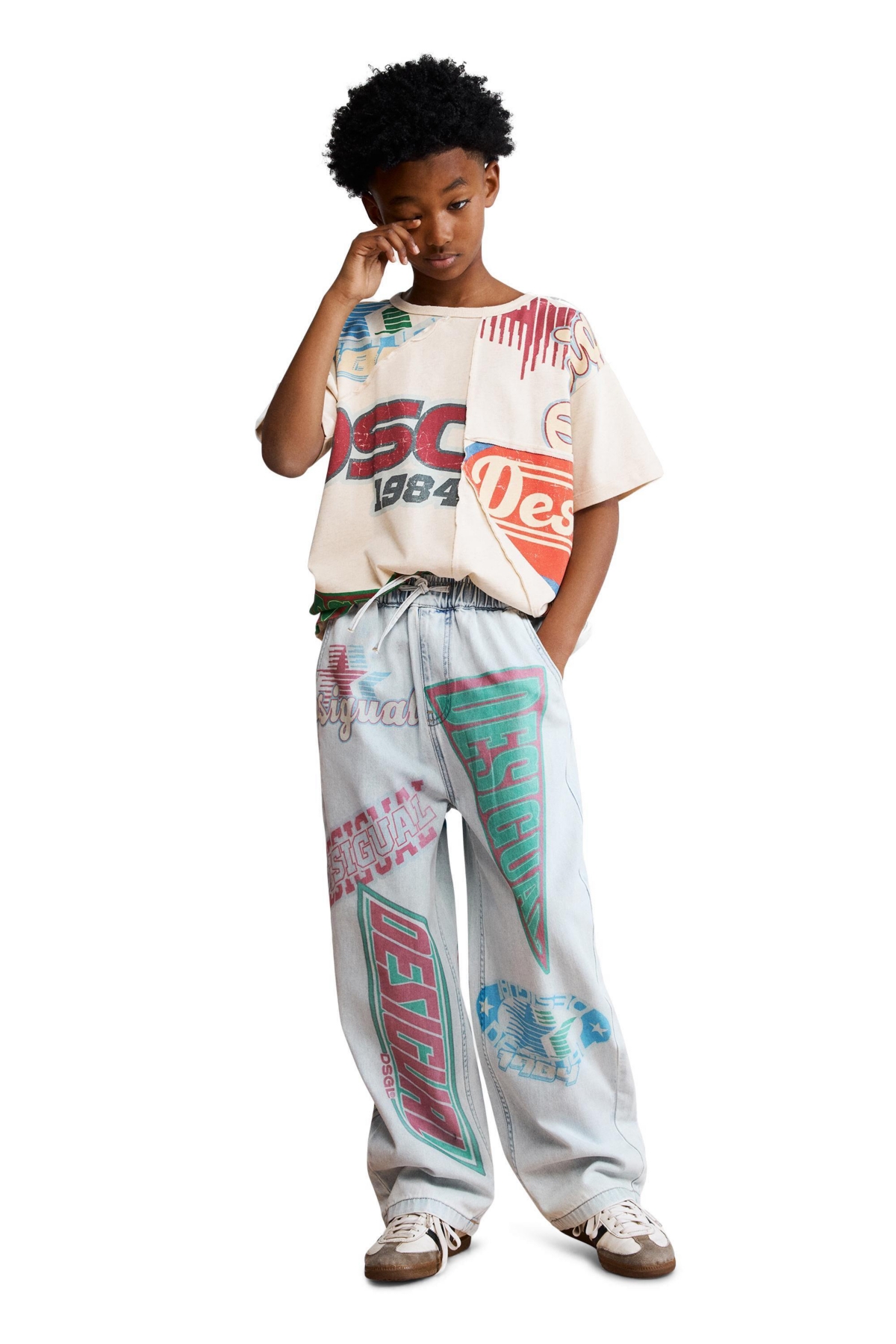 Click here for Desigual Little & Big Boys Printed Jeans - Light b... prices