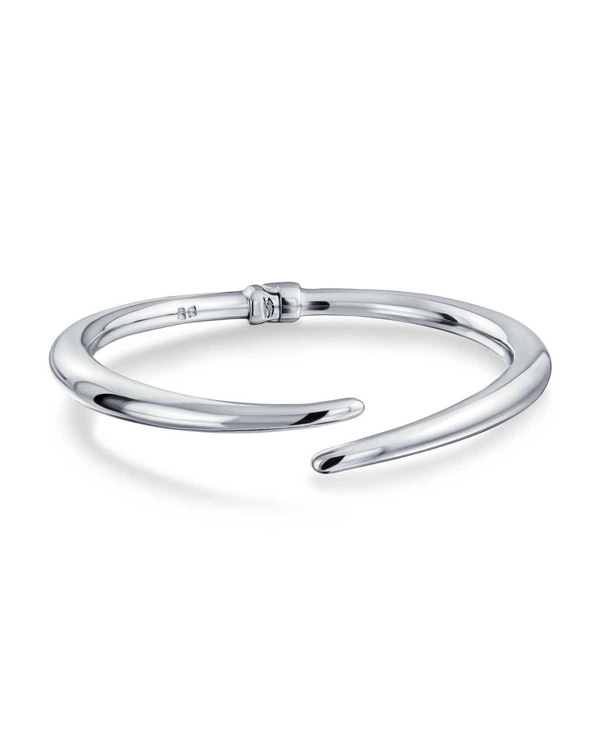 Click here for Bling Jewelry Modern Bypass Pointed Tip Bangle Bra... prices