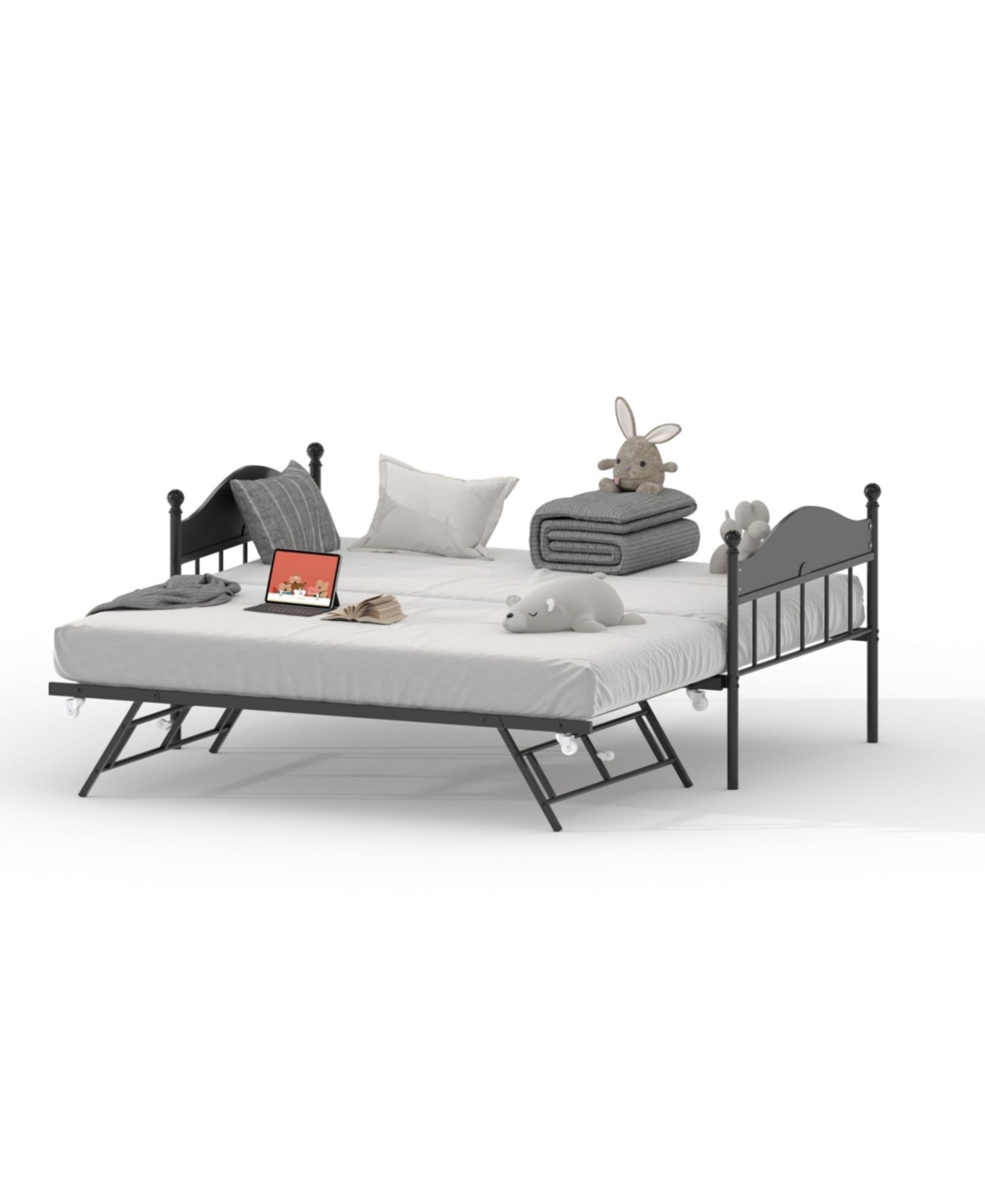 Click here for homfan Metal Daybed with Headboard  Sofa Bed Frame... prices