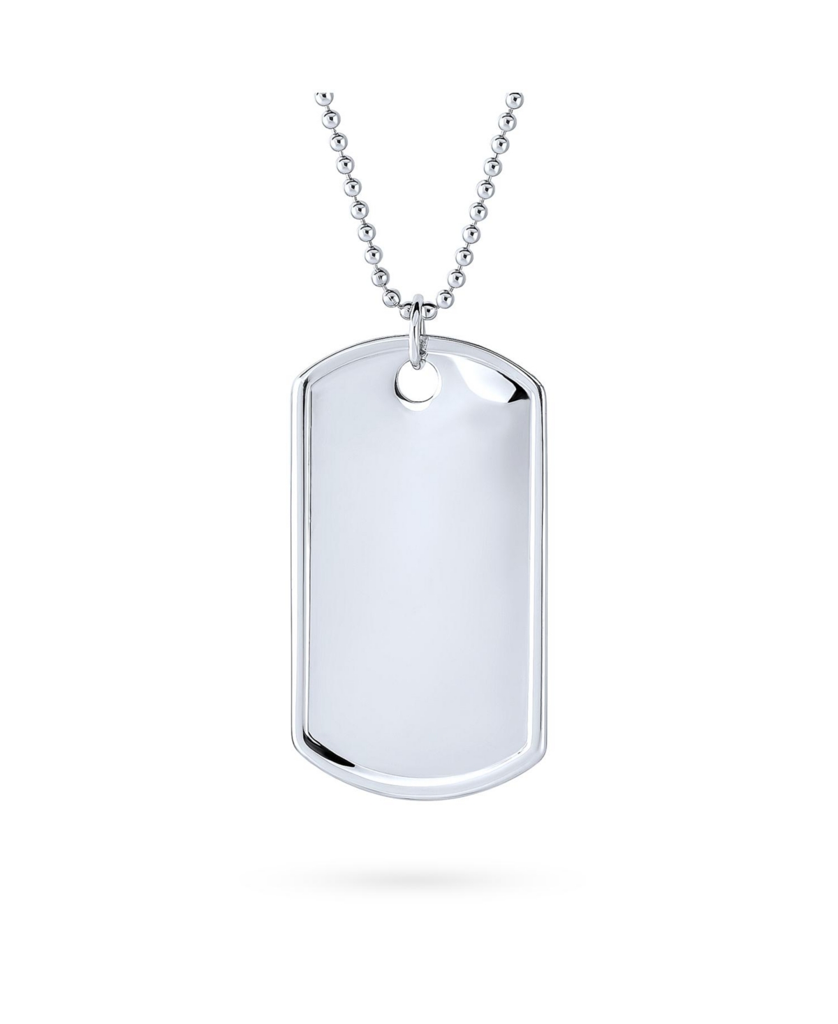 Click here for Bling Jewelry X-Large Military Dog Tag Pendant Nec... prices