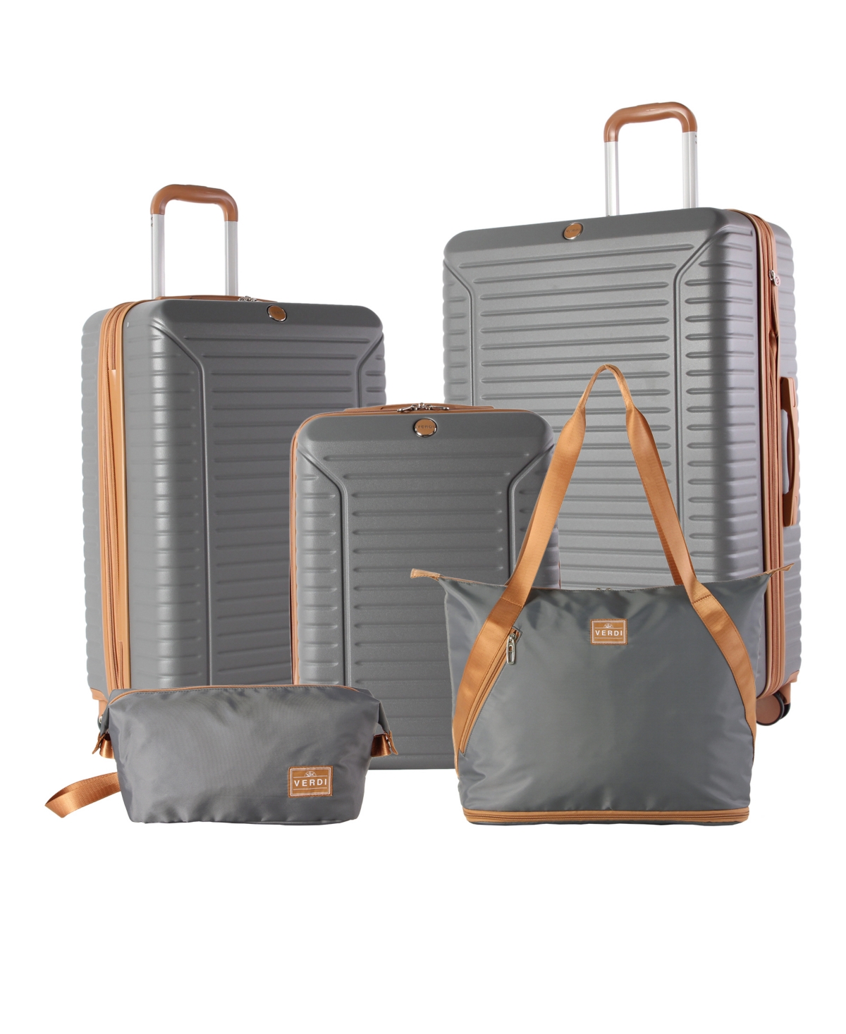 Click here for Verdi Constellation 5-Piece Luggage Set - Charcoal prices