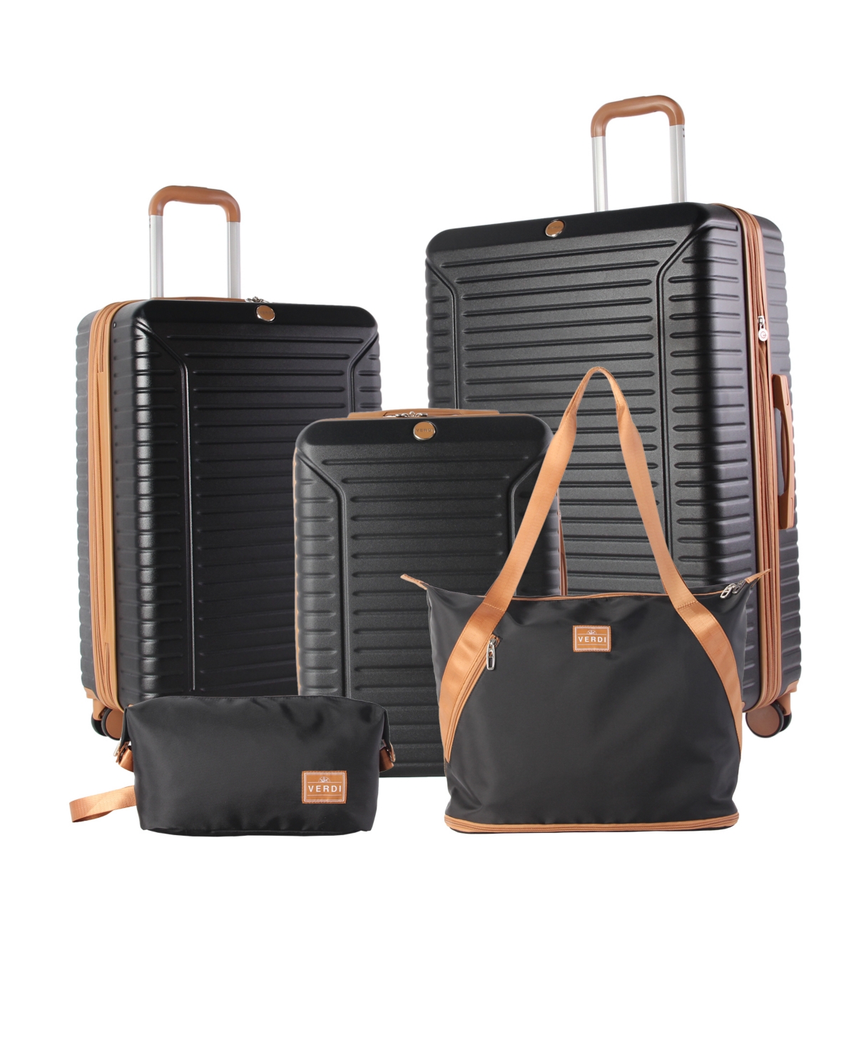 Click here for Verdi Constellation 5-Piece Luggage Set - Black prices