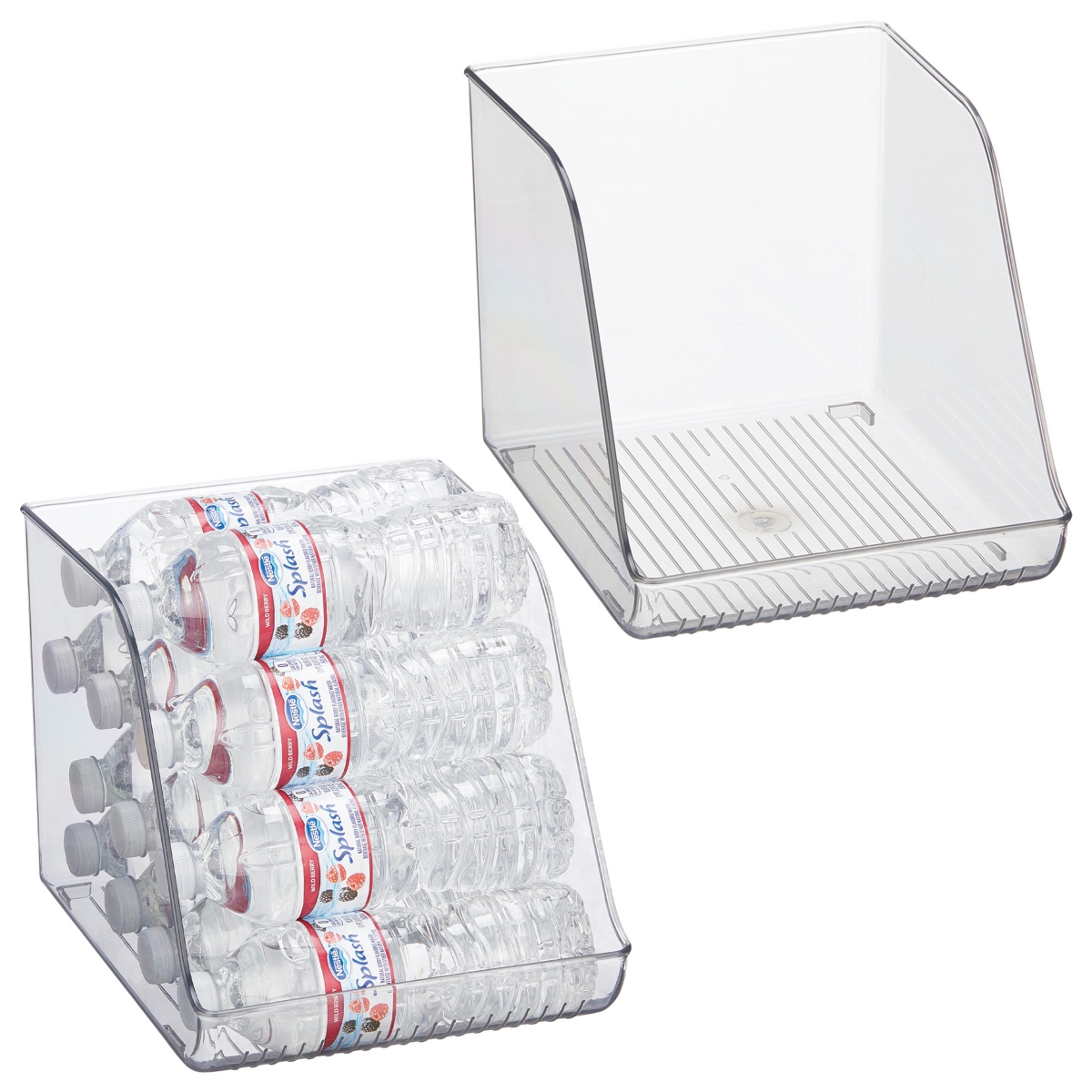 Click here for Clear Plastic Water Bottle Organizer for Fridge  2... prices